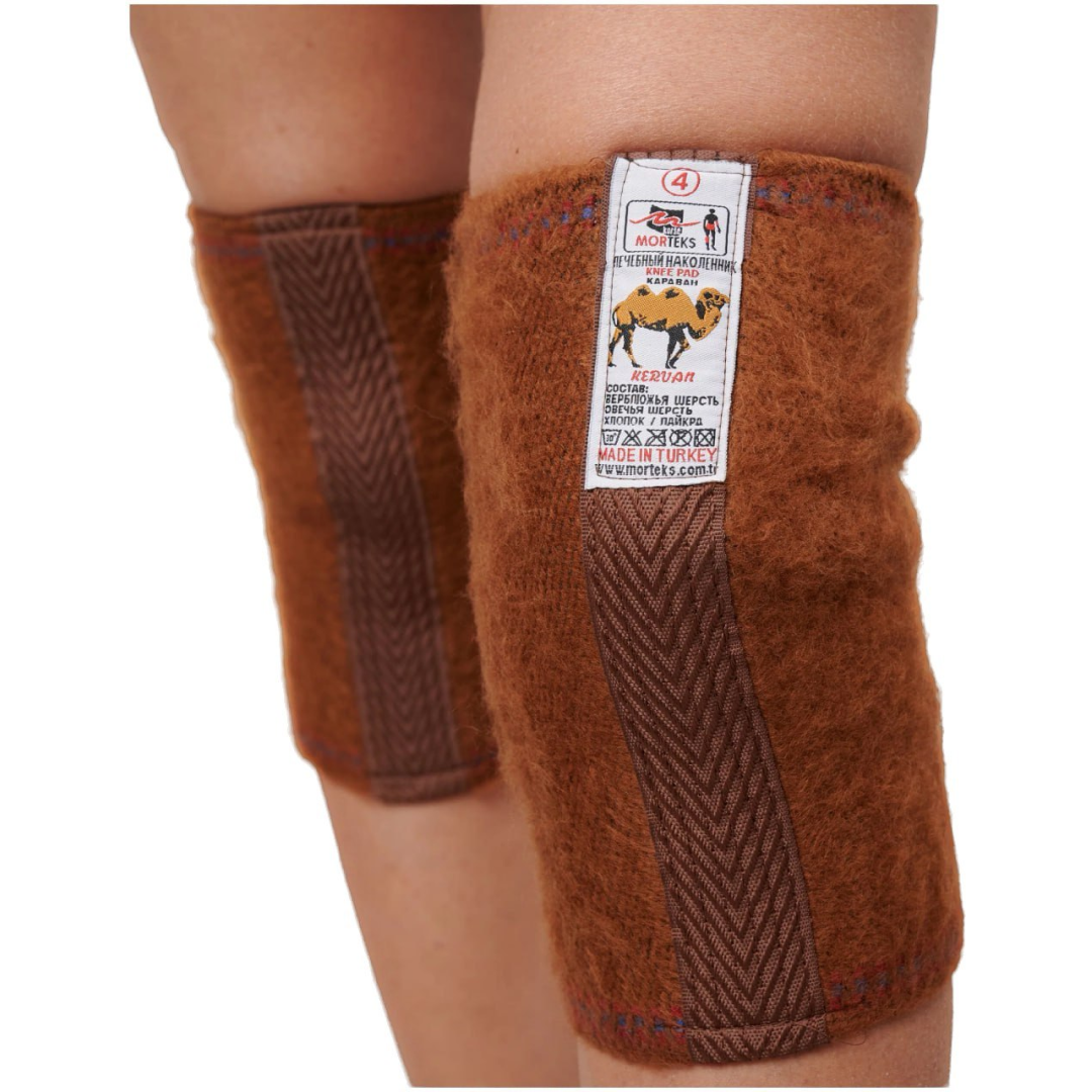 Зігріваючі наколінники з верблюжого хутра MORTEKS, Комплект Наколінники ...