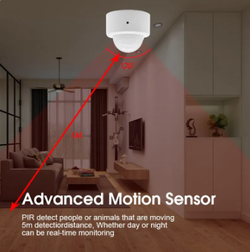 Купить Датчик движения Tuya Zigbee Mini PIR Smart Life, цена 299 ...