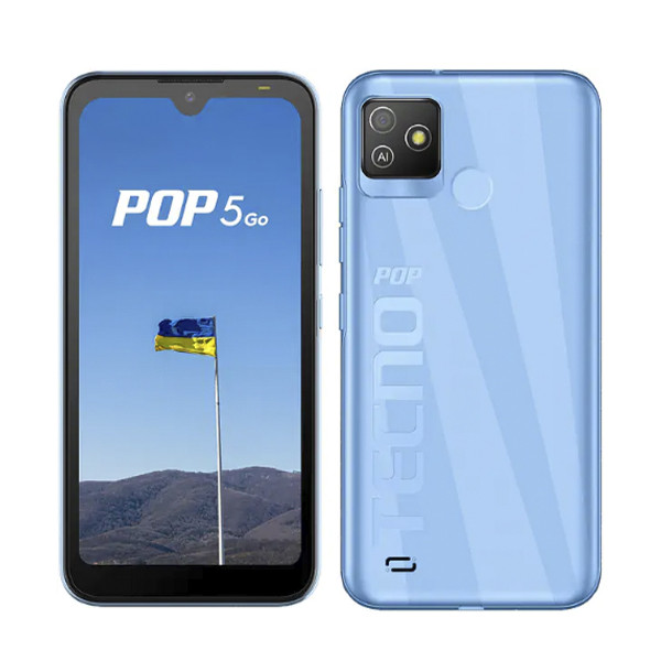 Купить Смартфон TECNO POP 5 Go (BD1) 1/16GB Dual Sim Diamond Blue, цена ...