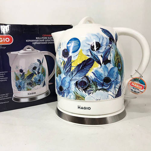 Купить Электрический дисковый керамический чайник MAGIO MG-973 электрический чайник, стильный ...