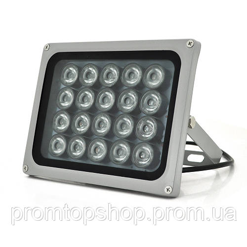 Купить ИК прожектор YOSO 12V 40W, 20LED, IP66, 850Нм, угол обзора 60 ...
