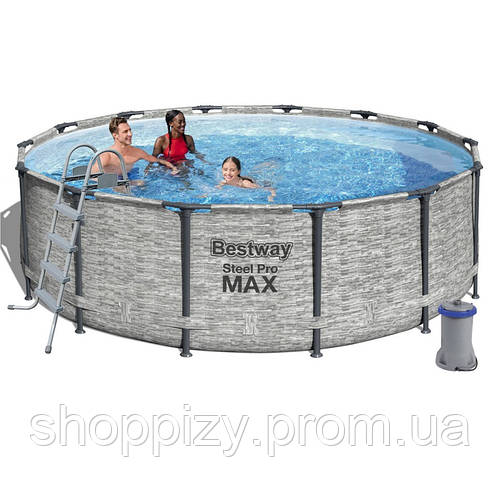 Купить Бассейн каркасный Bestway 5619D (427-122см), 15232 л, цена 22880 ...