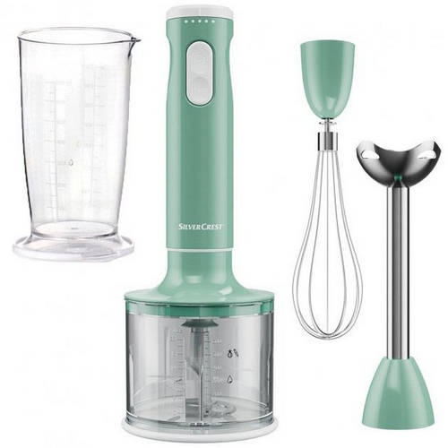 Купить Чоппер миксер блендер 3 в 1 с чашей SilverCrest SSMS 600 E3 Mint ...