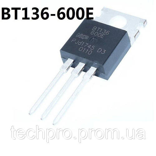 Симистор BT136-600E (4A, 600V, корпус TO-220) (ID#1891173414), цена: 11 ...