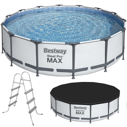 Купить Каркасный бассейн Bestway 56950 с лестницей 427х107см и ...