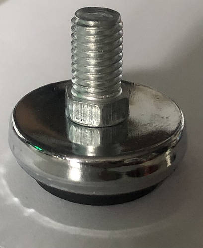 Підніжка для ліжка болт 10 мм метал із гумкою внизу 098764 (ID ...