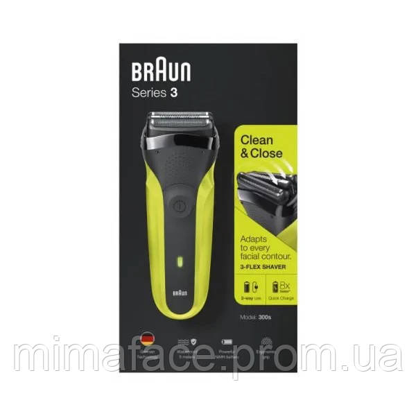 Купить Электробритва Braun Series 3 300s-5408-black-greenБритва мужская ...