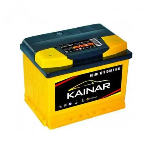 Аккумулятор 60Ah-12v KAINAR Standart+ (242х175х190),L,EN550 (ID ...
