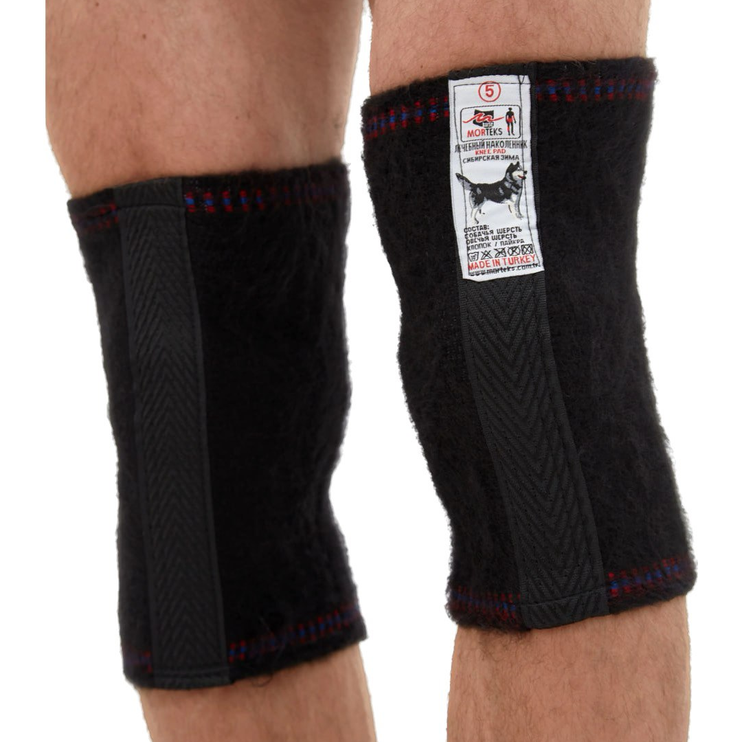 Наколінники Morteks із собачого хутра (Сибірська зима), Зігріваючі наколінники із собачого хутра ...