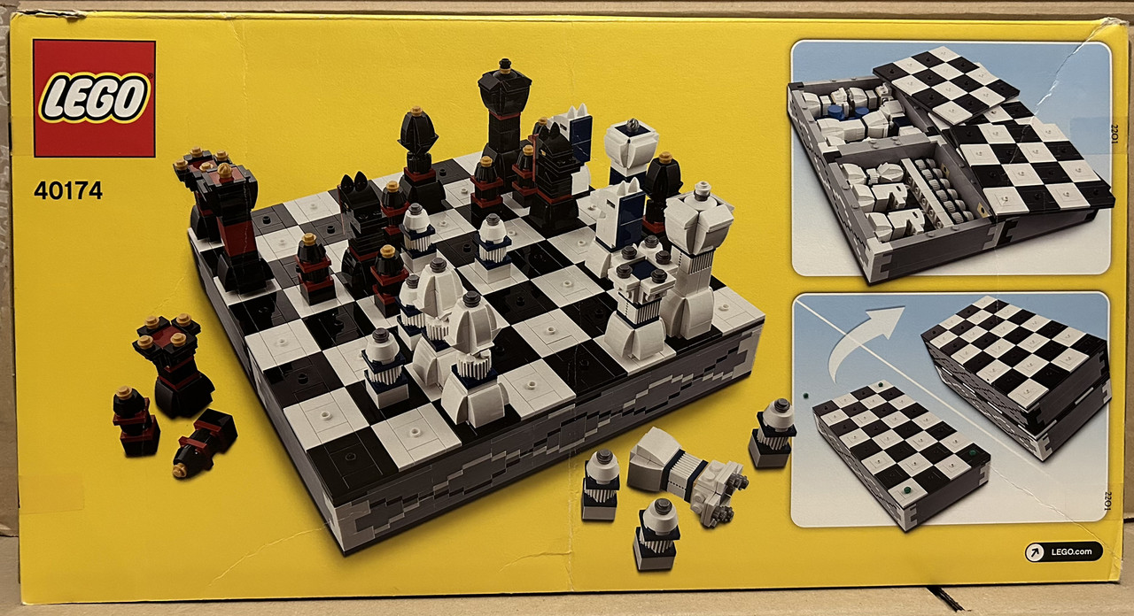 Купить LEGO Iconic Chess Set 40174 Шахматы. Новый, повреждена коробка ...