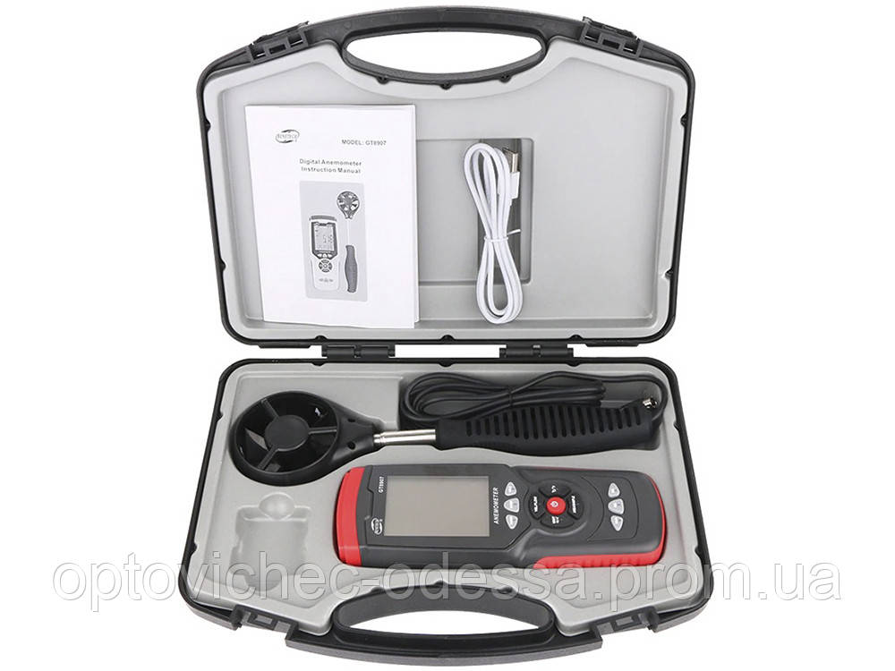 Купить Анемометр профессиональный Benetech GT8907 цифровой прибор для ...