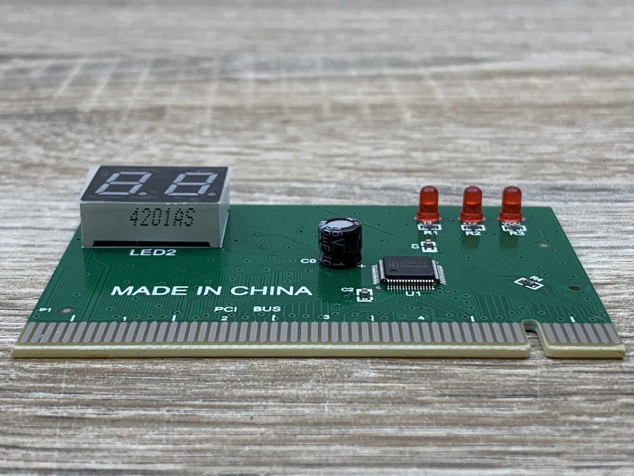 Купить POST карта PCI для диагностики материнских плат ПК, цена 193 ...