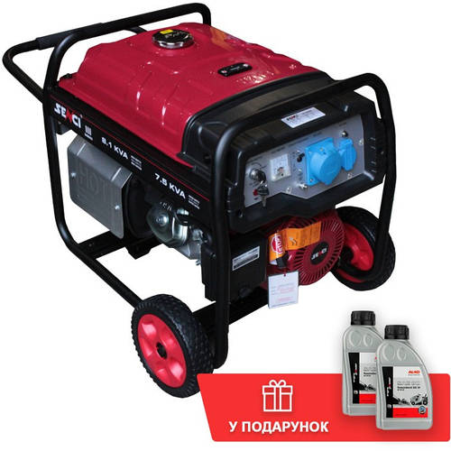 Купить Бензиновий генератор SENCI SC10000E + олива (6.5 кВт), цена ...