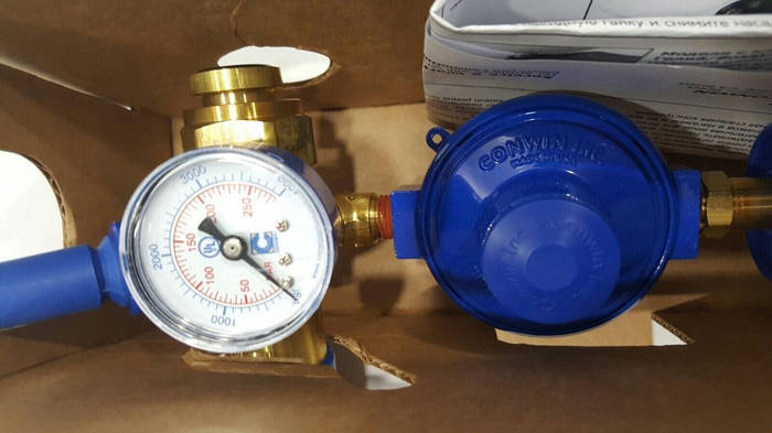 Купити Гелієвий редуктор Conwin ГО фольга/латекс клапаном манометром і ...