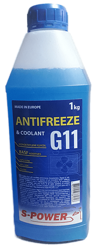 Антифриз S-POWER G11 BLUE, 1кг (охолоджуюча рідина) (ID#1874442302 ...