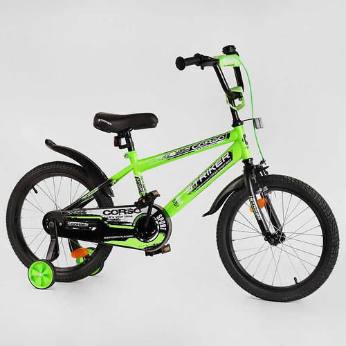 Купить Велосипед 18" дюймов CORSO STRIKER с ручным тормозом и звоночком ...