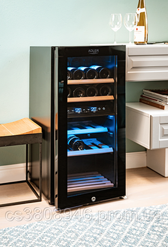 Купить Холодильник для вина Adler AD 8080 ( 60л, 24 бутылки, 5 ...