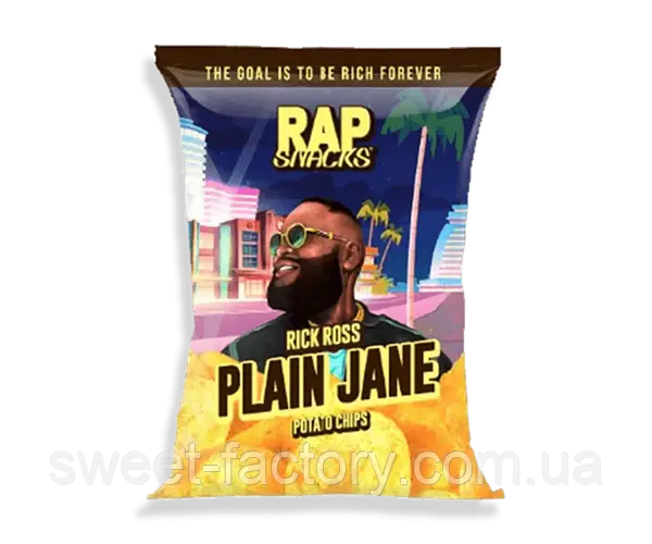 Чипсы Rap Snacks Rick Ross Plain Jane 71g (ID#1893332098), цена: 99 ₴, купить на Prom.ua