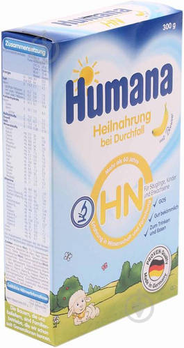 Суха лікувальна суміш Humana у разі гострої діареї HN 300 г 4031244763716 (ID#1893328378), цена ...