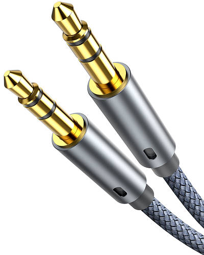 Highwings Aux Cable 3,5 мм Stereo Audio Cable Jack to Jack Нейлоновий ...
