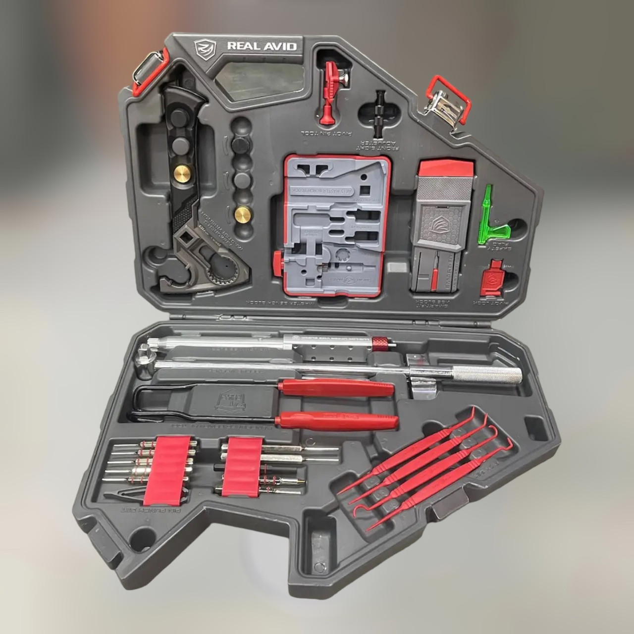Набор инструментов Real Avid AR15 Armorer’s Master Kit, полный набор для обслуживания и ...