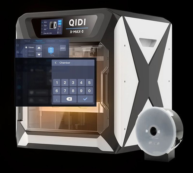 Професійний 3D-принтер із закритою робочою камерою Qidi Tech X-Max 3 ...