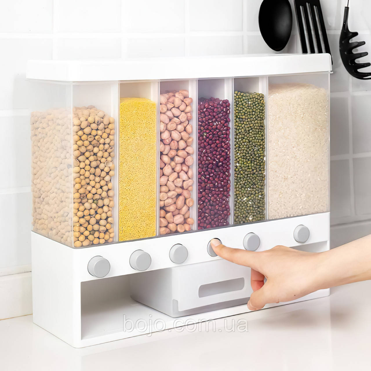 Купить Органайзер на 6 секций для сыпучих multifunctional household ...