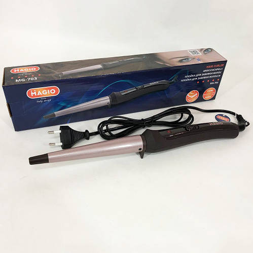 Купить Плойка конусная MAGIO MG-703, Плойка для прикорневого объема, Стайлер для завивки, цена ...