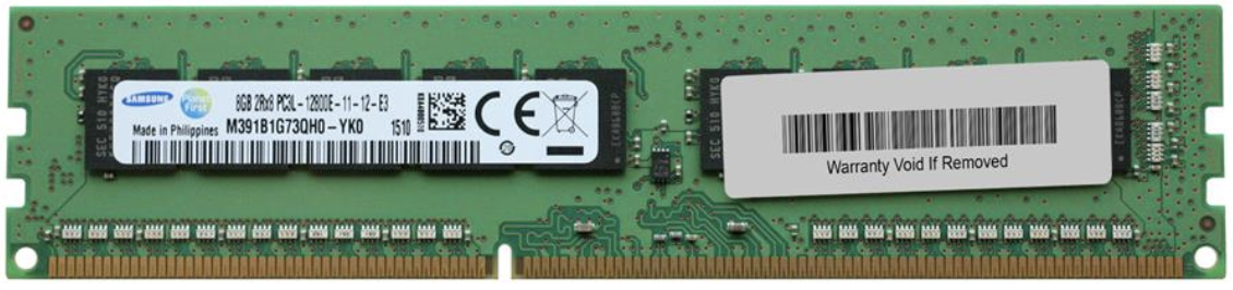 Оперативная память Samsung 8gb Ddr3 Pc3l 12800e M391b1g73qh0 Yk0 Ecc