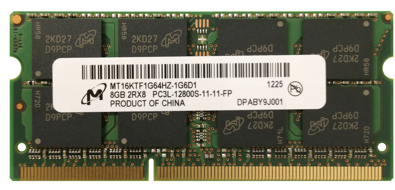 Купить Оперативна память Micron 8gb Ddr3 Pc3l 12800s Mt16ktf1g64hz