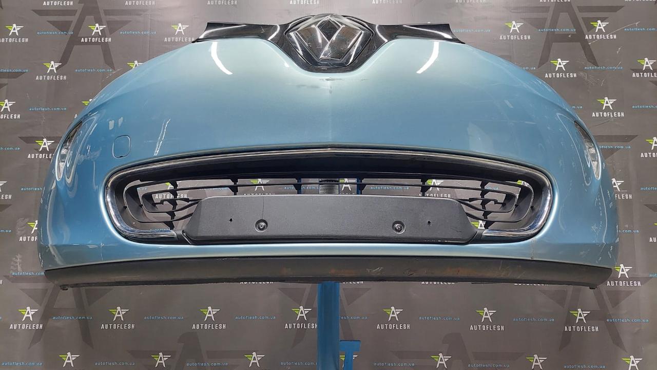 Бампер передний в сборе 620102855R, 620226455R Renault Zoe Рено Зои бу ...