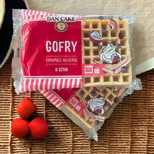 Бельгійські вафлі Dan Cake Gofry 6 штук, 250 г, Польща (ID#1894425122 ...