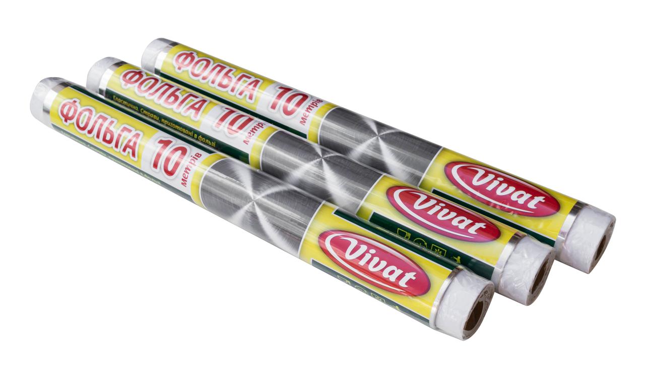 Фольга для запекания 10 (Vivat) длина 10 м ширина 28 см купить оптом или в розницу ☎ +380 (63 ...