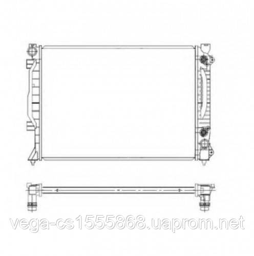 Радиатор охлаждения двигателя EASY FIT NRF 53444 AUDI A6 (4B2, C5 ...
