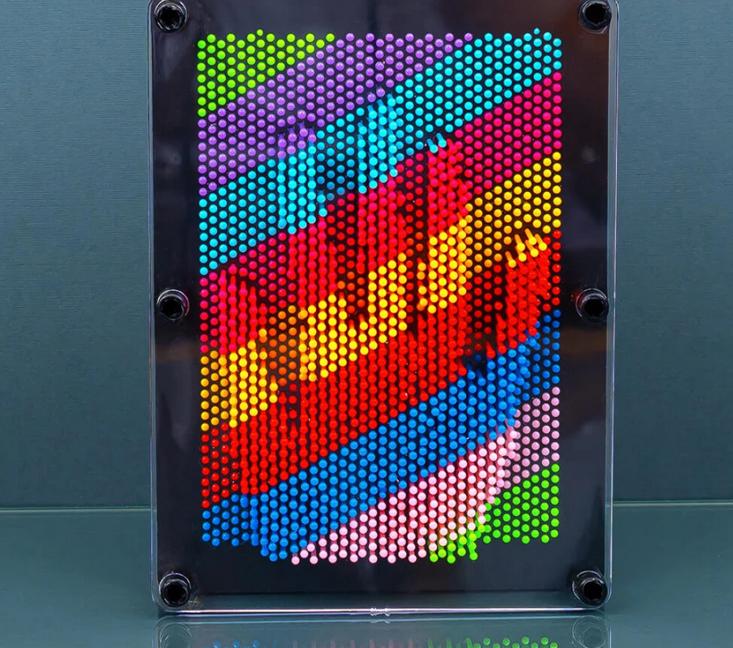 Pinart 3D Іграшка Антистрес, Пінарт, Pinart 3D відбиток руки райдужний 20 см, Експрес-скульптор ...