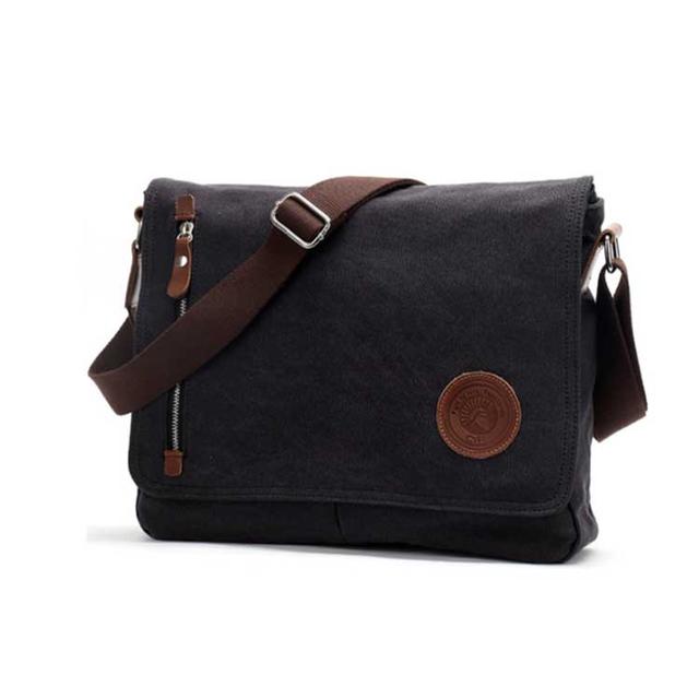 Сумка мужская Augur горизонтальная через плечо черная арт.00288 (ID ...