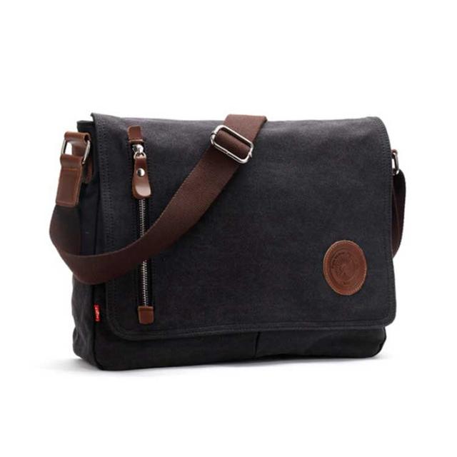 Сумка мужская Augur горизонтальная через плечо черная арт.00288 (ID ...