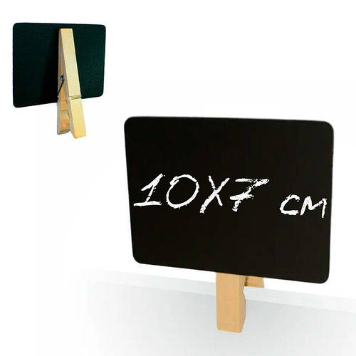 Купити Цінник крейдяний на прищіпці 100х70 мм ACRY, ціна 34 ₴ - Prom.ua (ID# 1895192968)