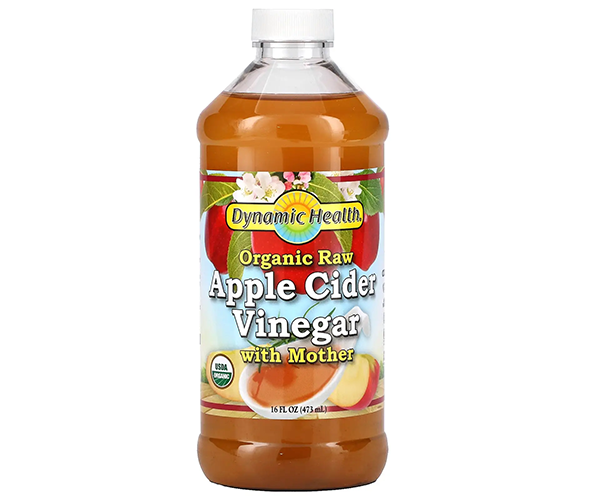 Яблочный уксус Dynamic Health (Apple Cider Vinegar with Mother) 473 мл ...