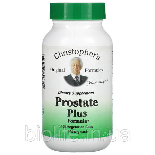 Christopher's Original Formula, Prostate Plus Formula, 460 мг, 100 ...