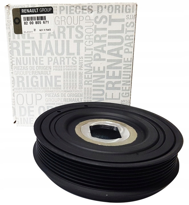 Купить Шків коленвалу Renault: Master, 8200805671, цена 7350 ₴ — Prom ...