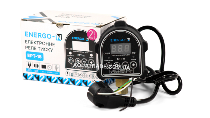 Електронне реле тиску ENERGO-N (Енергонасос) EPT-15 із сухим ходом (ID#1682759010), цена: 810 ...