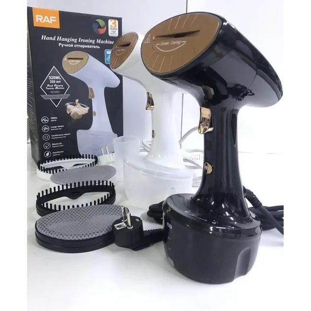 Ручний паровий відпарювач 320мл 1600Вт RAF r.1285b для одягу вертикальний Відпарювачі ...