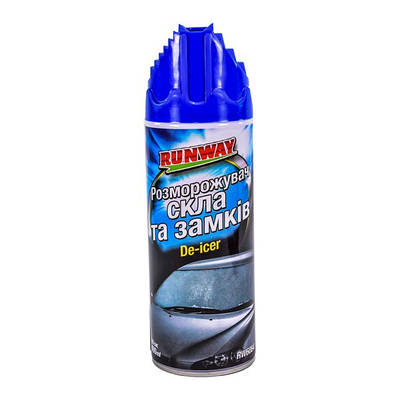 Размораживатель стекол RUNWAY 400мл | Сравнить цены и купить на Prom.ua