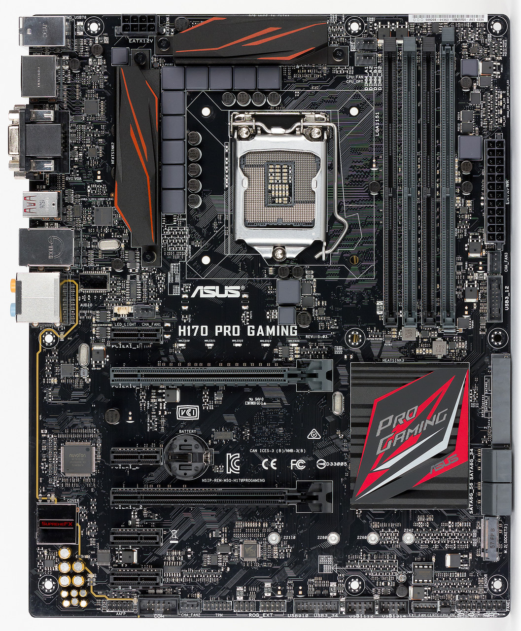Материнская плата s1151 g6-7 Intel H170 4*DDR4 Asus H170 PRO GAMING ATX ...