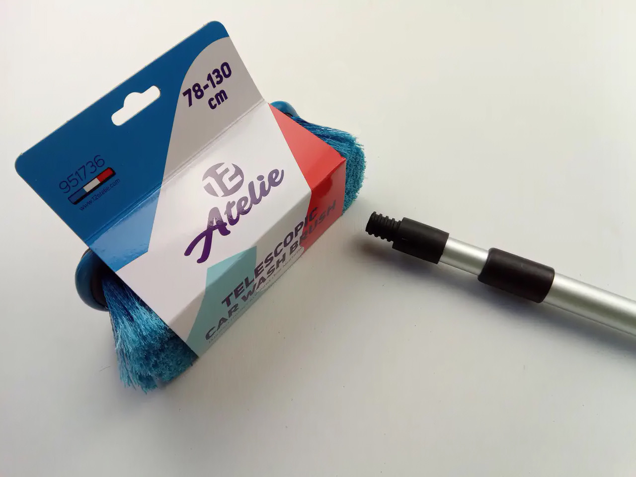 Щетка для мытья автомобиля (авто, машины) телескопическая 78-130 см 12 ...