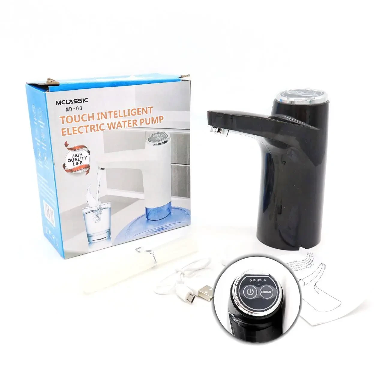 Купить Автоматическая помпа для воды с USB 1200мАч, MD 03 ...