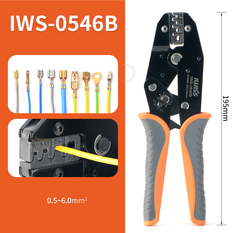 Клещи для обжима контактов и клемм IWISS IWS-0546B 20-10 AWG (ID#1896527787), цена: 850 ...