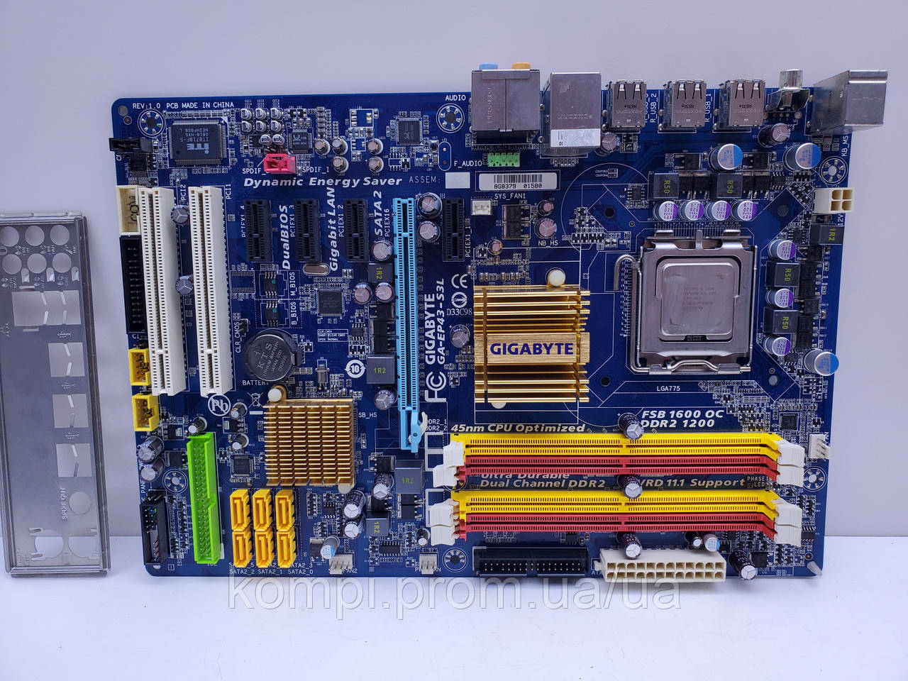 Материнська плата GIGABYTE GA-EP43-S3L s775 DDR2 - Купити, ціна, у Львові компанія "Інтернет ...