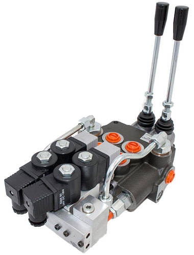 Гідророзпоідльник 2P40 EHOR, з ручним керуванням та електричним ...